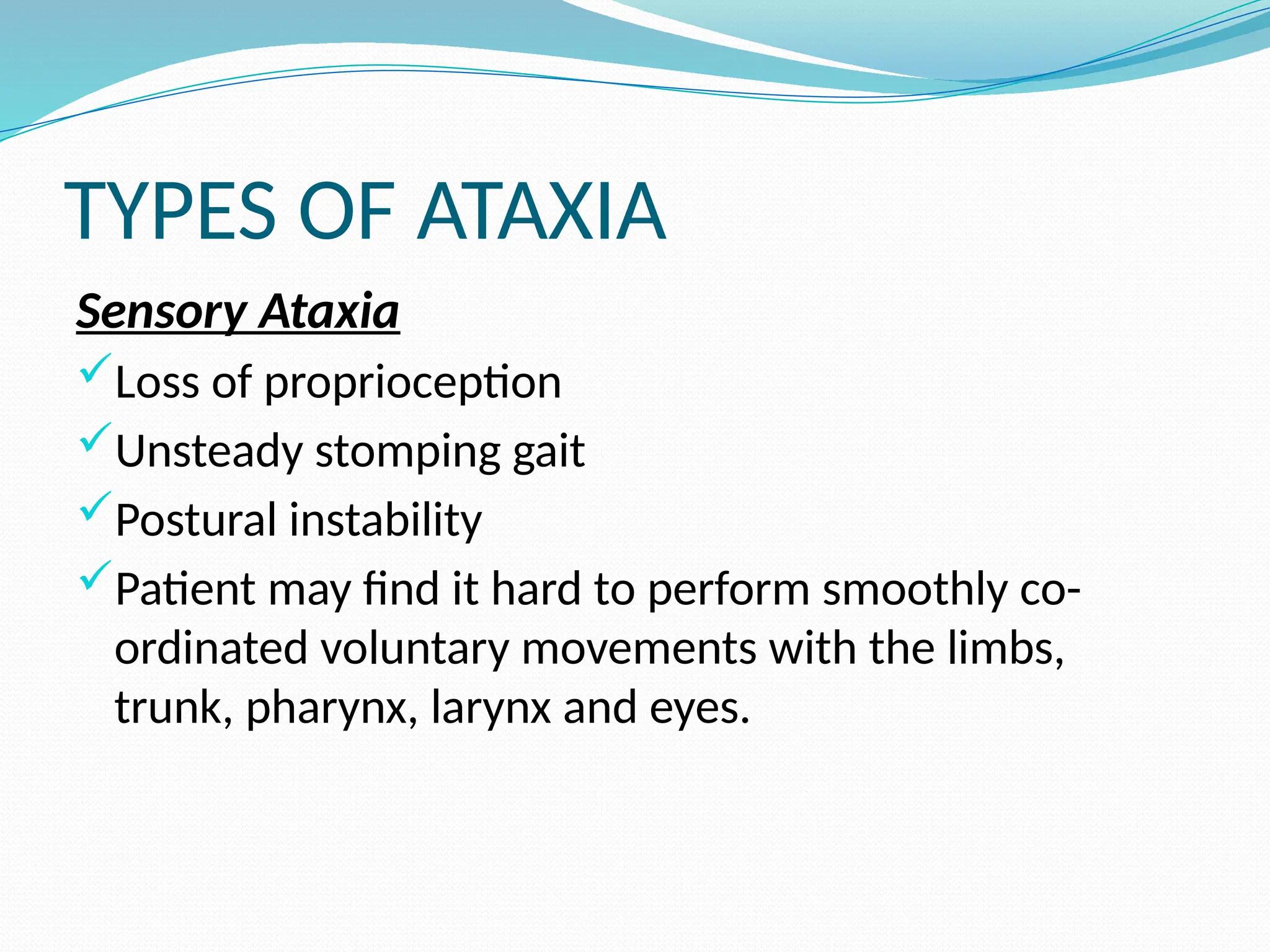 Ataxia definition, types, clinical features, friedreich's ataxia ...