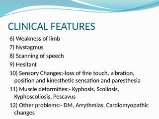 Ataxia definition, types, clinical features, friedreich's ataxia ...