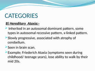 Ataxia definition, types, clinical features, friedreich's ataxia ...