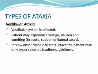 Ataxia definition, types, clinical features, friedreich's ataxia ...
