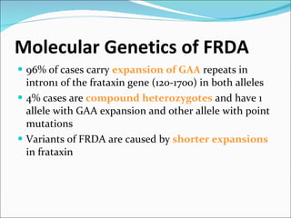Clinical Features and Molecular Genetics of Hereditary Cerebellar ...