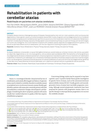 ATAXIA CEREBELOSA__2.pdf | Brain and Nervous System Disorders | Diseases and Conditions