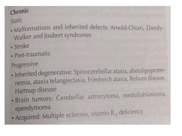 Ataxia in child classification and treatment | PPT