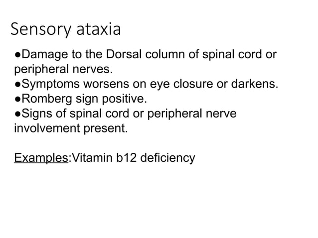 Ataxia in child classification and treatment | PPT