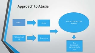 Ataxia in children | PPTX