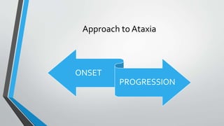 Ataxia in children | PPTX