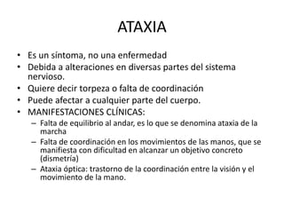 Ataxias | PPTX