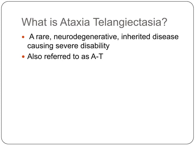 Ataxia telangiecsta Anatomy Project | PPTX | Thyroid Disorders ...
