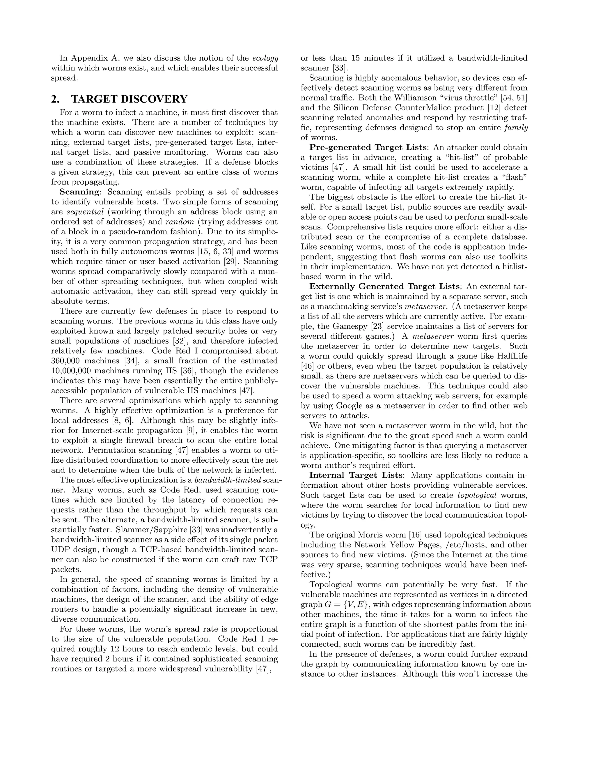 A taxonomy of computer worms | PDF