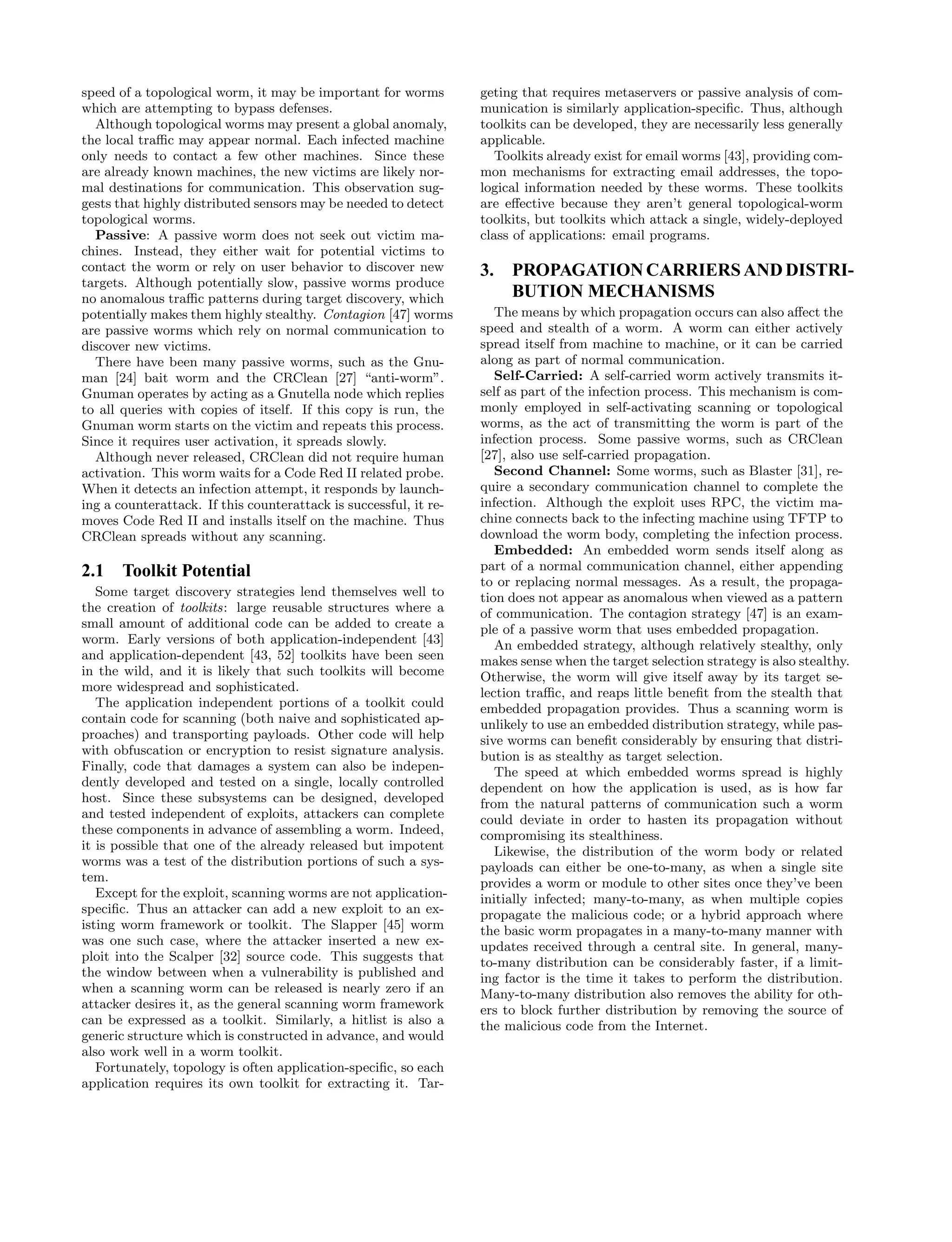 A taxonomy of computer worms | PDF