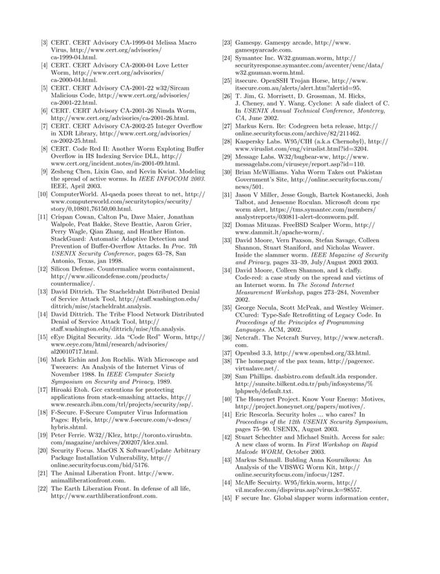 A taxonomy of computer worms | PDF