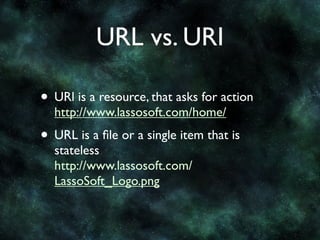 At Begin, URL Handling and REST | KEY | Web Development | Internet