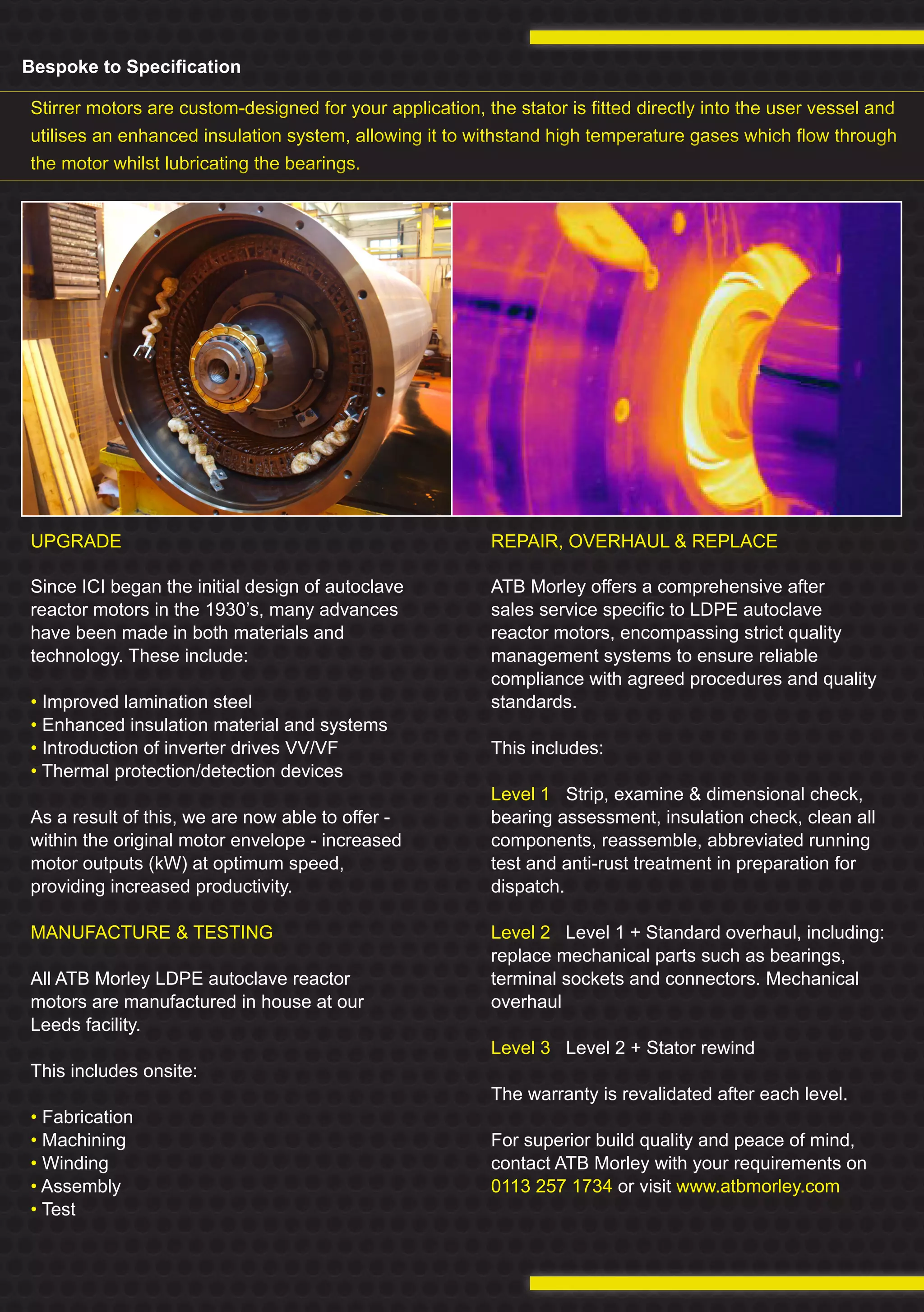 ATB Morley - LDPE Autoclave Reactor Motors | PDF