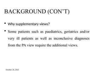 Chest and Thorax X-ray: Supplementary.pptx