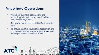 Hybrid Work Models, Anywhere Operations and Security | PPTX