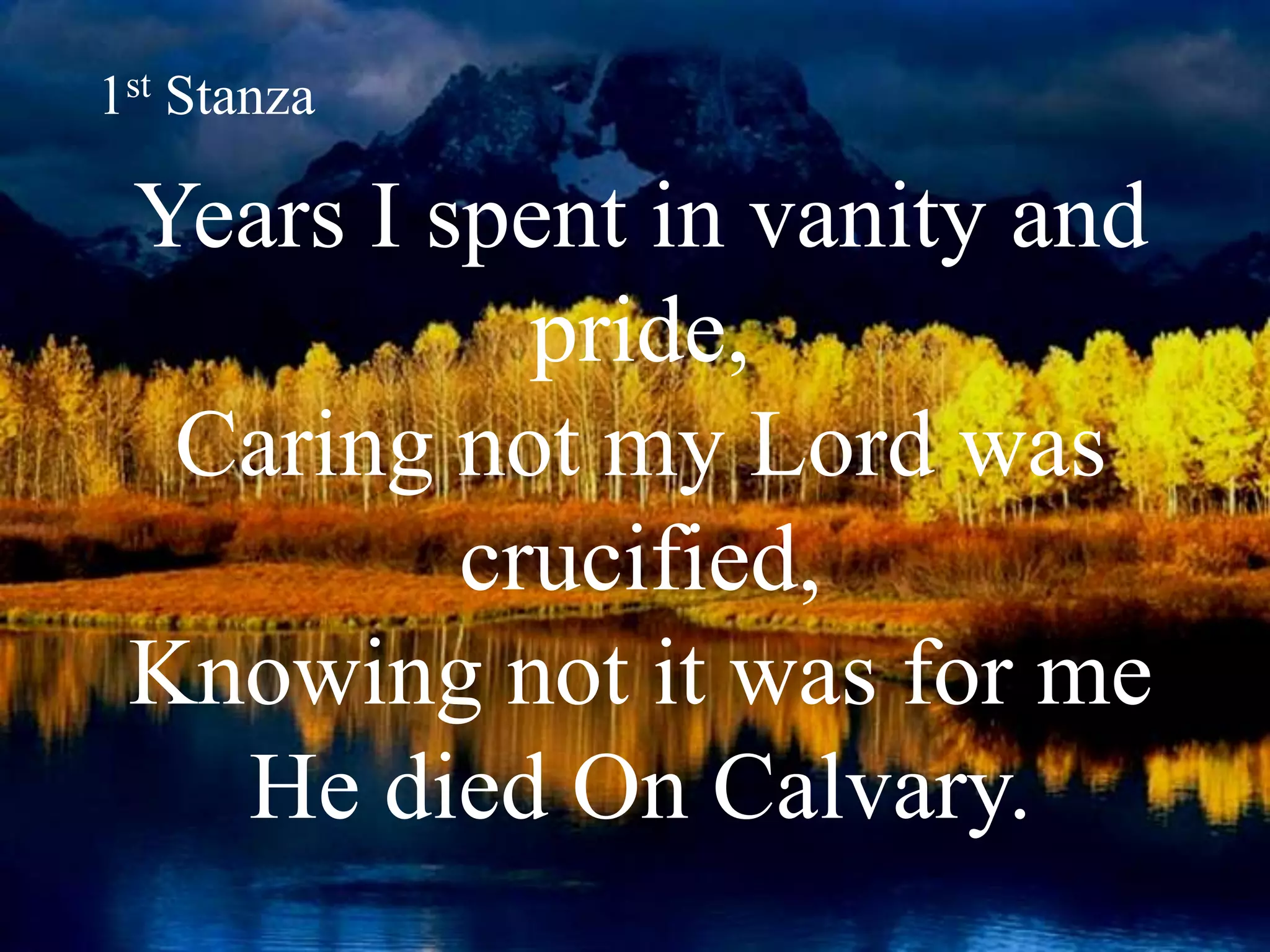 At Calvary | PPTX