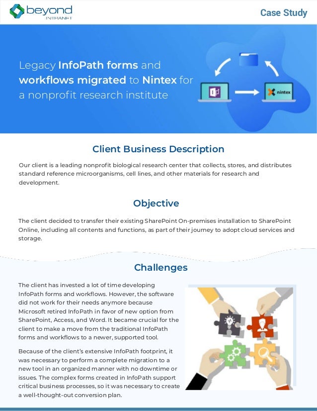 SharePoint Migration for InfoPath forms to Nintex | PDF