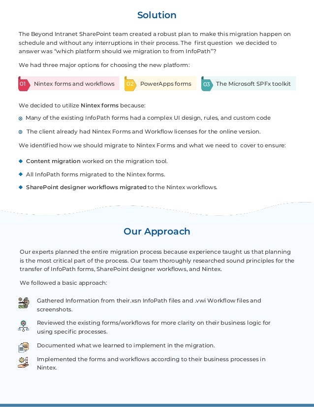 SharePoint Migration for InfoPath forms to Nintex | PDF