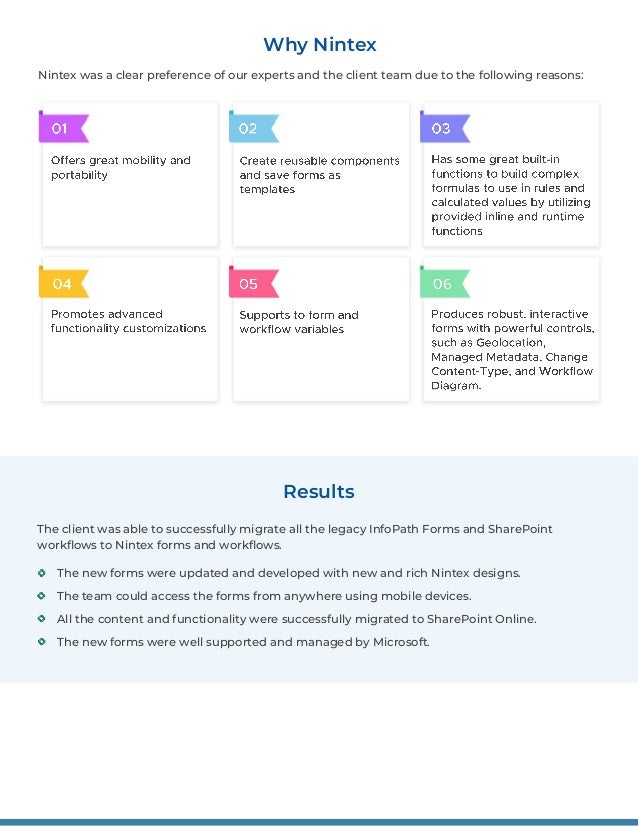SharePoint Migration for InfoPath forms to Nintex | PDF