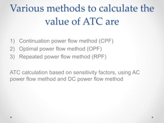 Atc calculation methods by shridhar kulkarni | PPTX