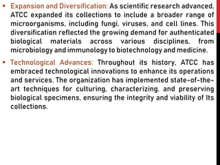 American Type Culture Collection (ATCC).pptx