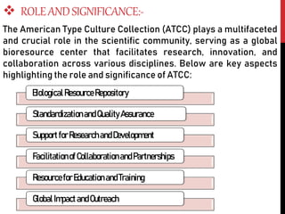 American Type Culture Collection (ATCC).pptx
