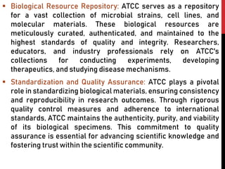 American Type Culture Collection (ATCC).pptx