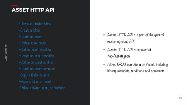 AEM Asset and Tag API | PPT