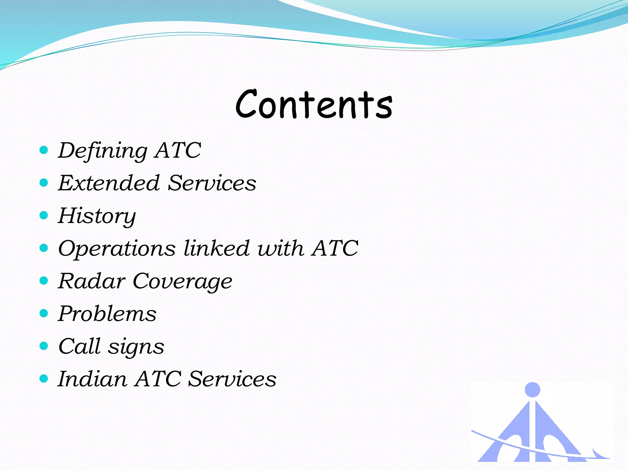 Air Traffic Control PPT | PPTX