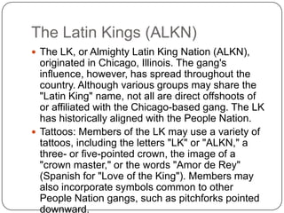 Lk Latin Kings Tattoos