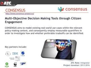 ATC iLab - profile & current projects | PPTX | Cloud Computing | Internet