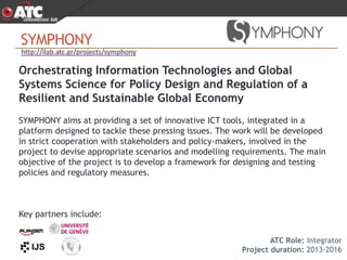 ATC iLab - profile & current projects | PPTX | Cloud Computing | Internet