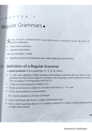 Automata Theory & Computability 18CS54 | PDF