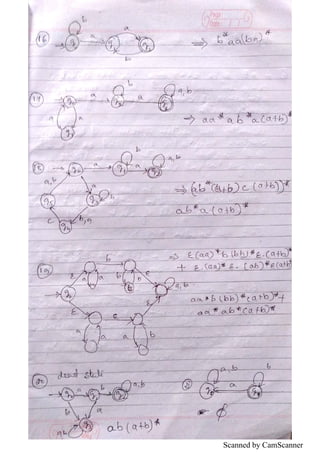Automata Theory & Computability 18CS54 | PDF