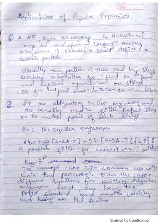 Automata Theory & Computability 18CS54 | PDF