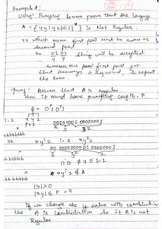 Automata Theory & Computability 18CS54 | PDF