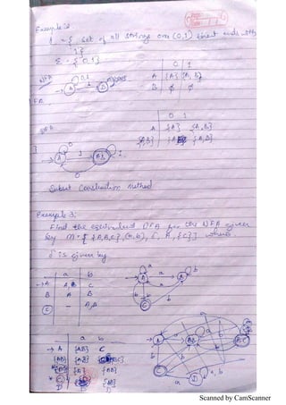 Automata Theory and Computability 18CS54 | PDF