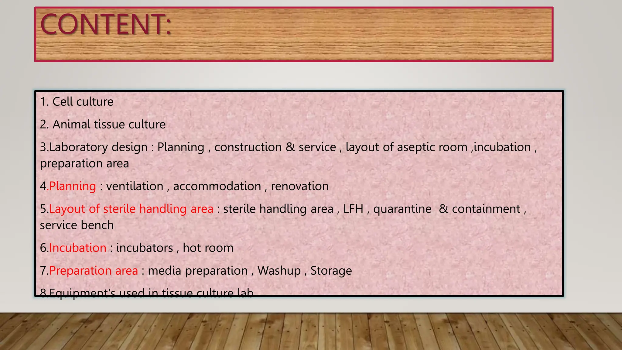 The title of this presentation is :-Establishment of animal tissue ...