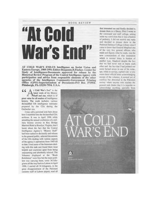 AT COLD WARS END | PDF