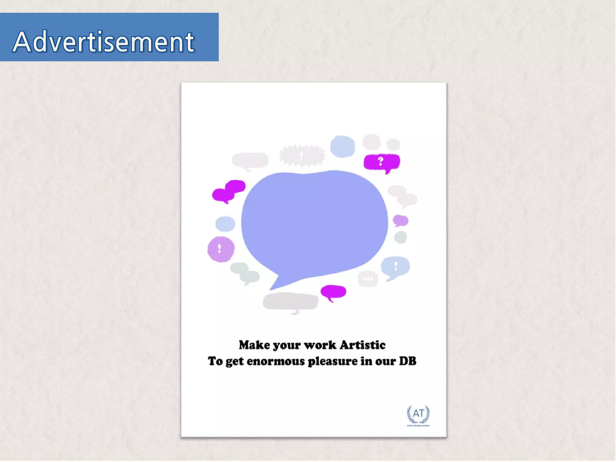 Database system ATC project presentation | PDF