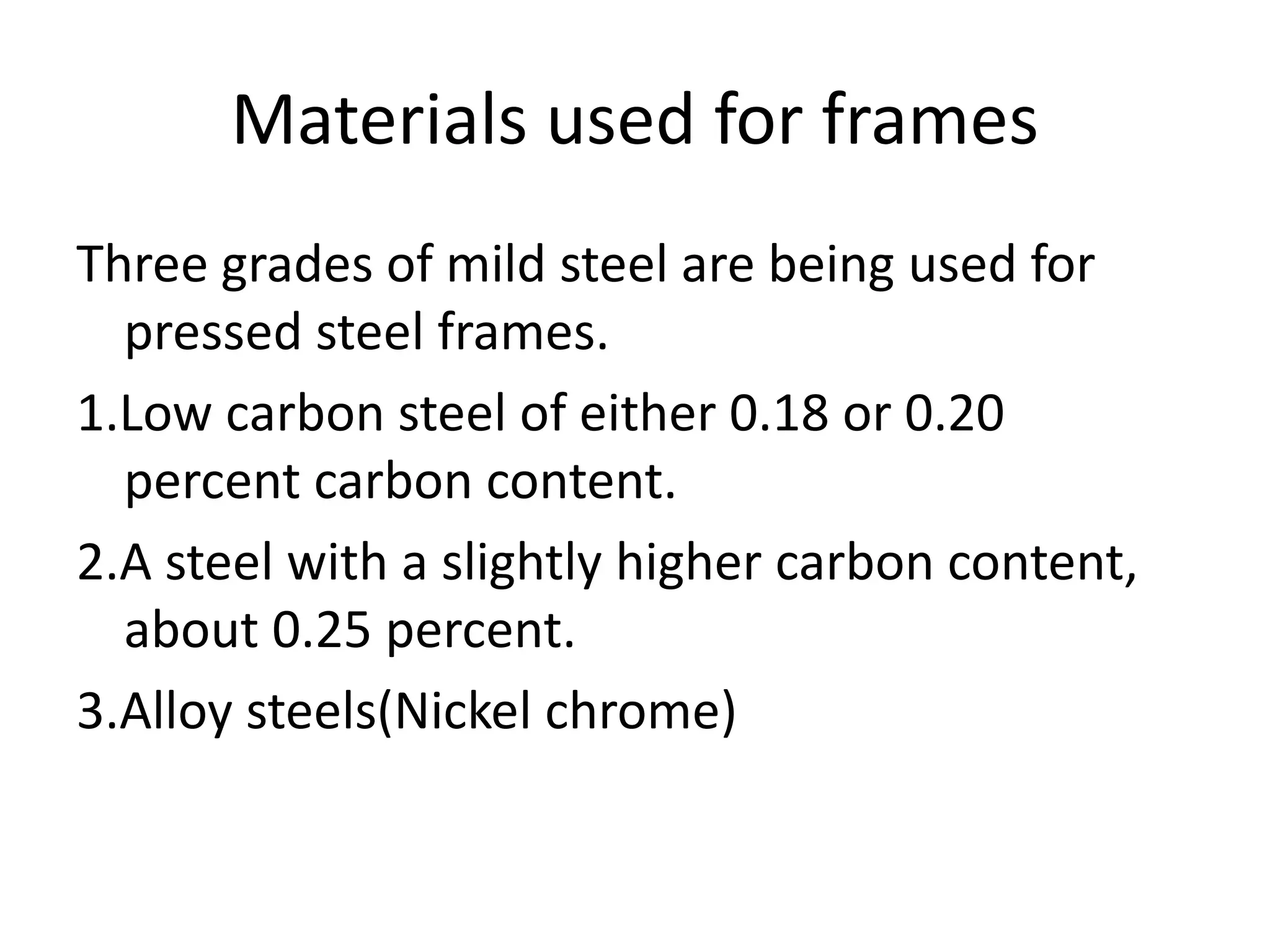 Automobile engineering 3rd Semester - Frames | PPTX