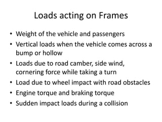 Automobile engineering 3rd Semester - Frames | PPTX