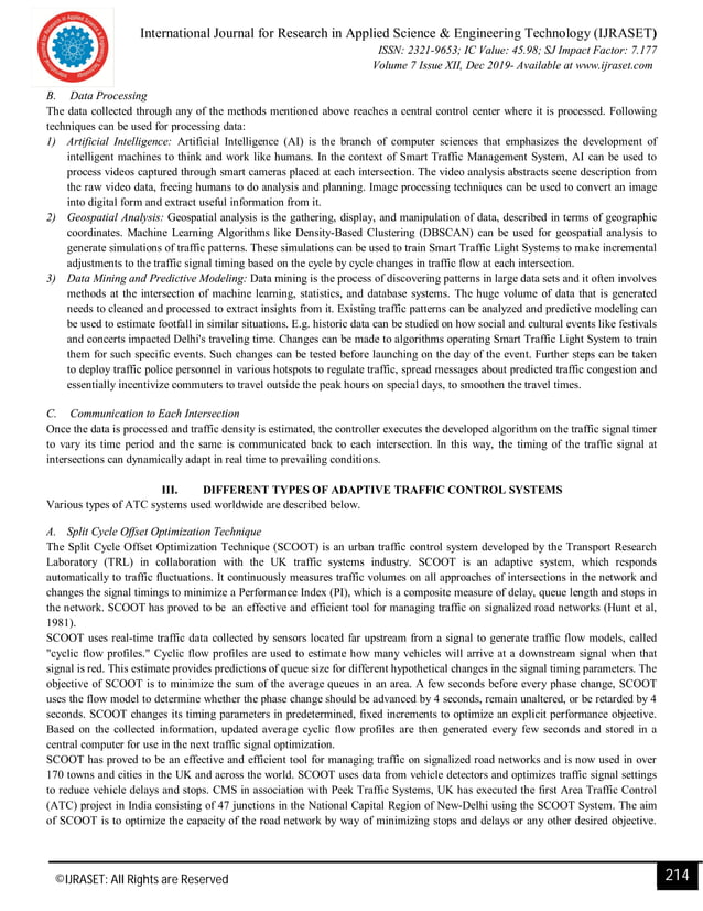 Adaptive Traffic Control System : The Smart and Imperative Traffic ...