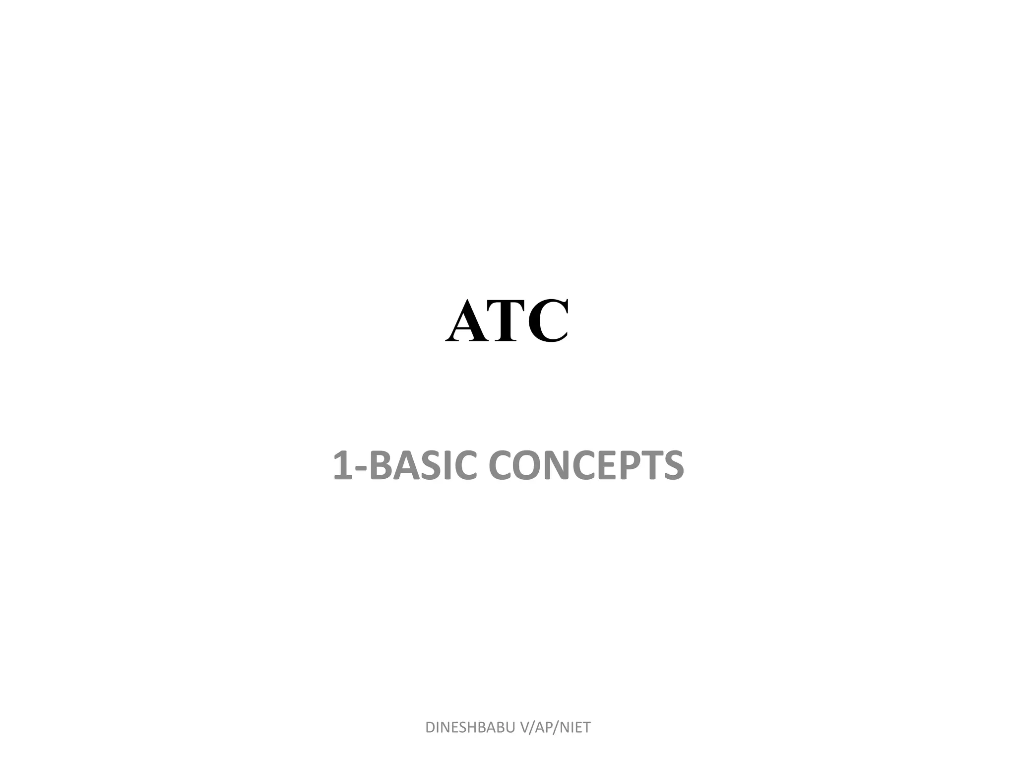Atc unit 1 | PDF | Air Travel | Travel Type