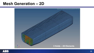 Automated Finite Element Model Creation using Structural Condition Data for Marine & Offshore ...