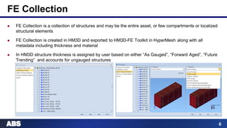 Automated Finite Element Model Creation using Structural Condition Data for Marine & Offshore ...