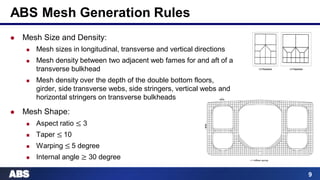 Automated Finite Element Model Creation using Structural Condition Data for Marine & Offshore ...