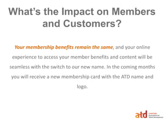ASTD San Diego changes name to ATD San Diego | PPTX