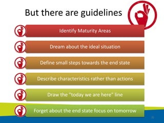 Getting a grip on your agile maturity using the ambition chart | PPT