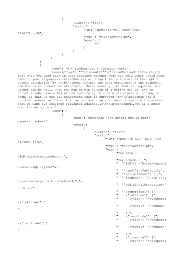 Agile Testing Days 2018 Api Fundamentals Postman Collection Txt Web Development Internet